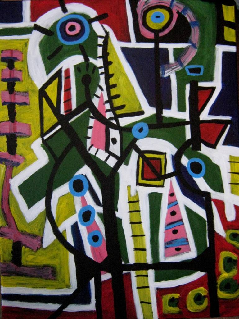 Macabre Twist Painting by Christopher Godber | Saatchi Art