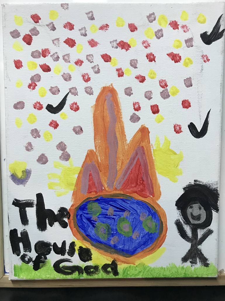 The house of god Painting by Jeykings Hernandez | Saatchi Art