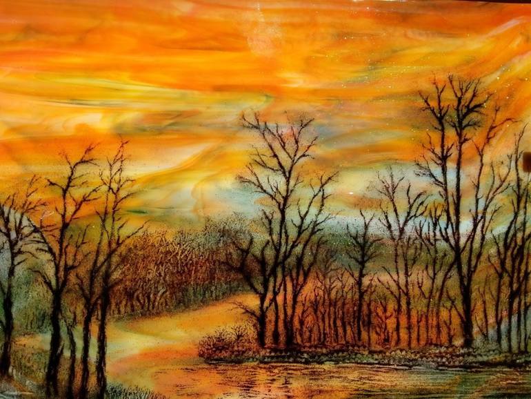 Channel Sunset Sculpture by Sarah Miller | Saatchi Art