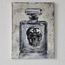 Chanel Perfume Nr.5 Painting. Chanel Skull Painting by Angel Michael ...