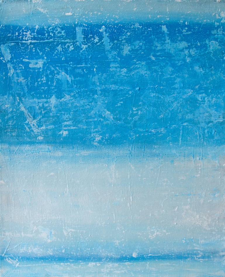 Blue light Painting by Angel Michael Art | Saatchi Art