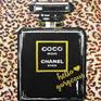 Chanel. Leopard Perfume Painting.Perfume,Paris,leopard,Textured ...