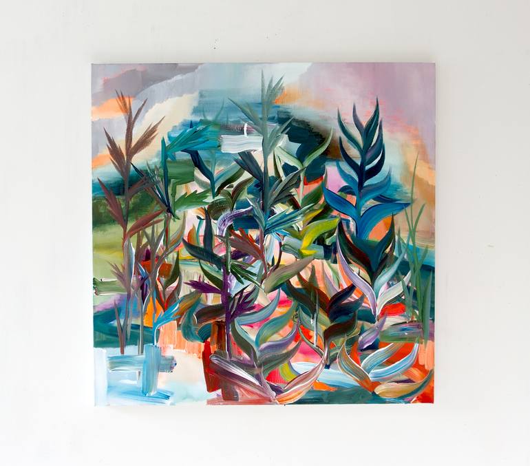 Orchestral Sway Painting by Miguel Rodriguez | Saatchi Art