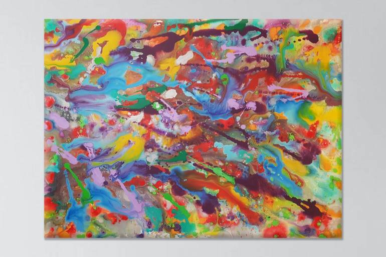 La Tomatina Painting by Asad Jalal | Saatchi Art