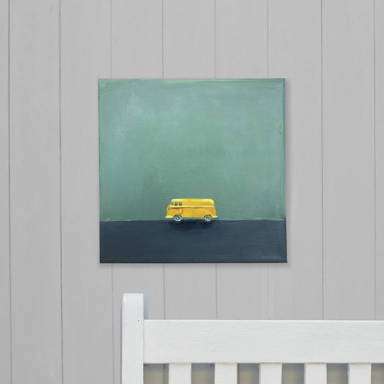 Matchbox Volkswagen Painting by Kate Edmunds | Saatchi Art