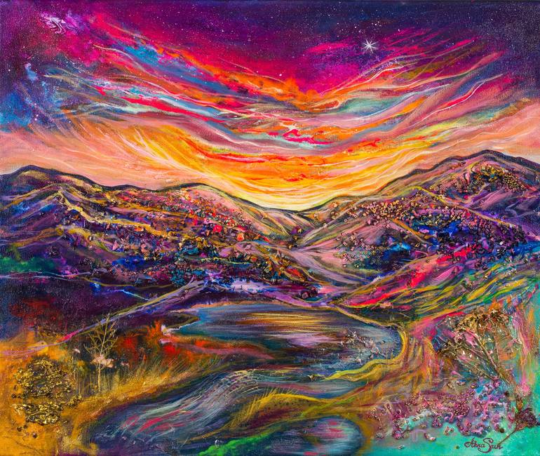 Morning mystery no.1 Painting by Anna Sun | Saatchi Art