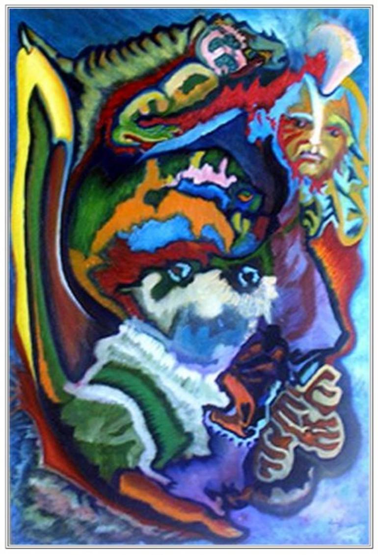 Zndl II Painting by Eddie Engram | Saatchi Art