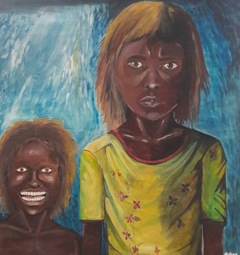 The Plight of The Rohingya's Painting by Mohanarasan Ratanam | Saatchi Art