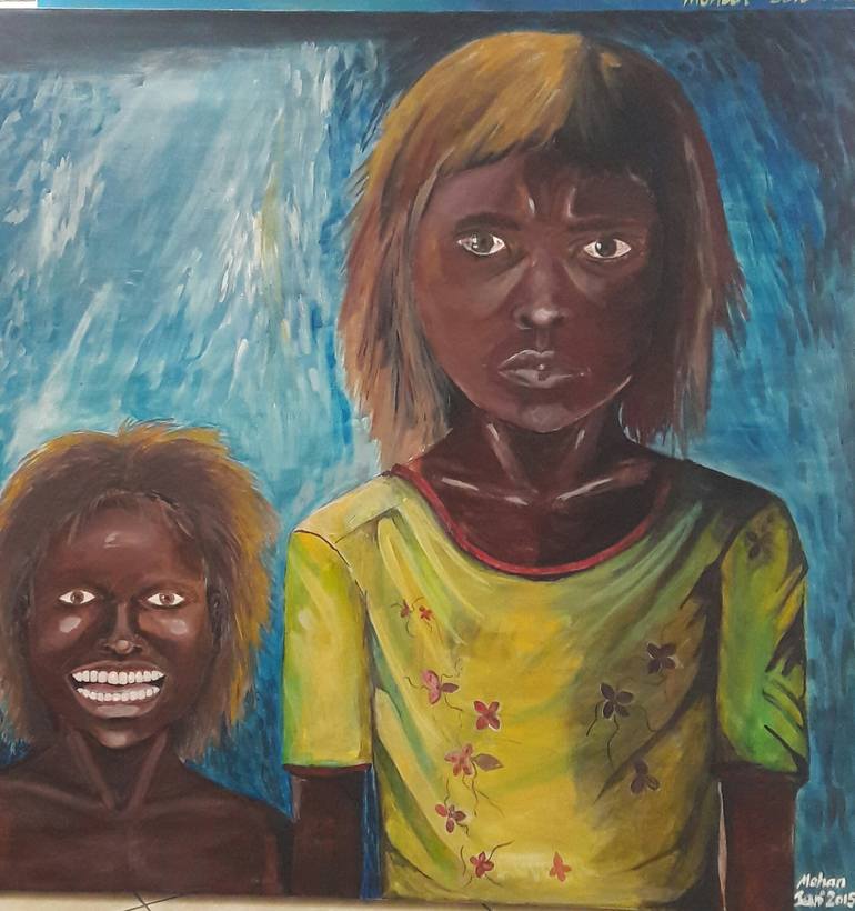The Plight of The Rohingya's Painting by Mohanarasan Ratanam | Saatchi Art
