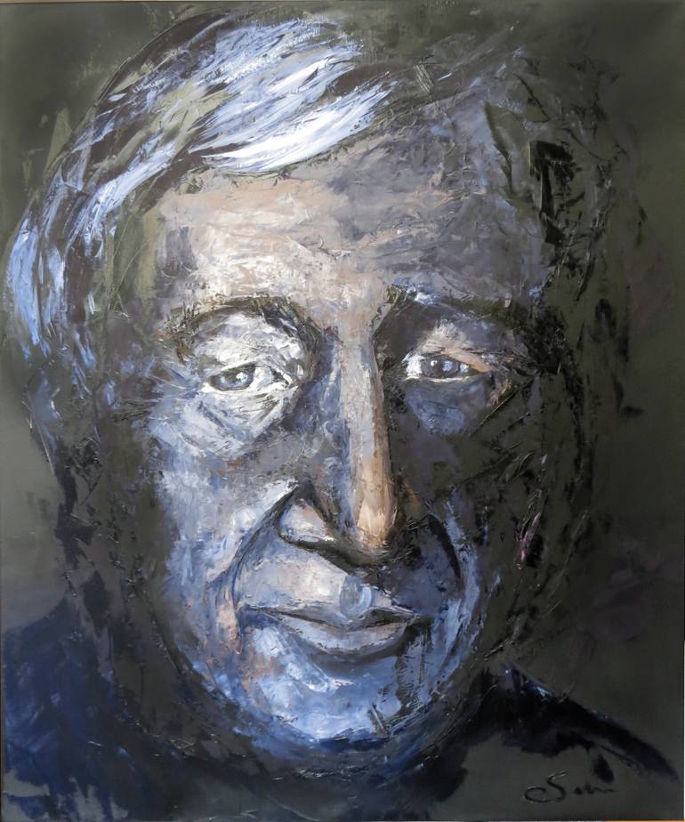 Jean Claude Juncker Painting by Lea Schock | Saatchi Art