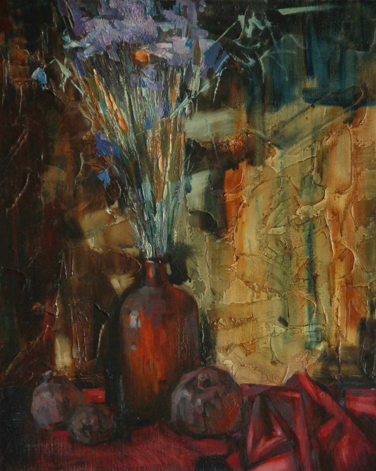 Still Life 2 Painting by Roman Bogdan | Saatchi Art
