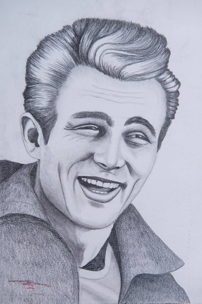 Dean J. Drawing by Daniel Lev | Saatchi Art