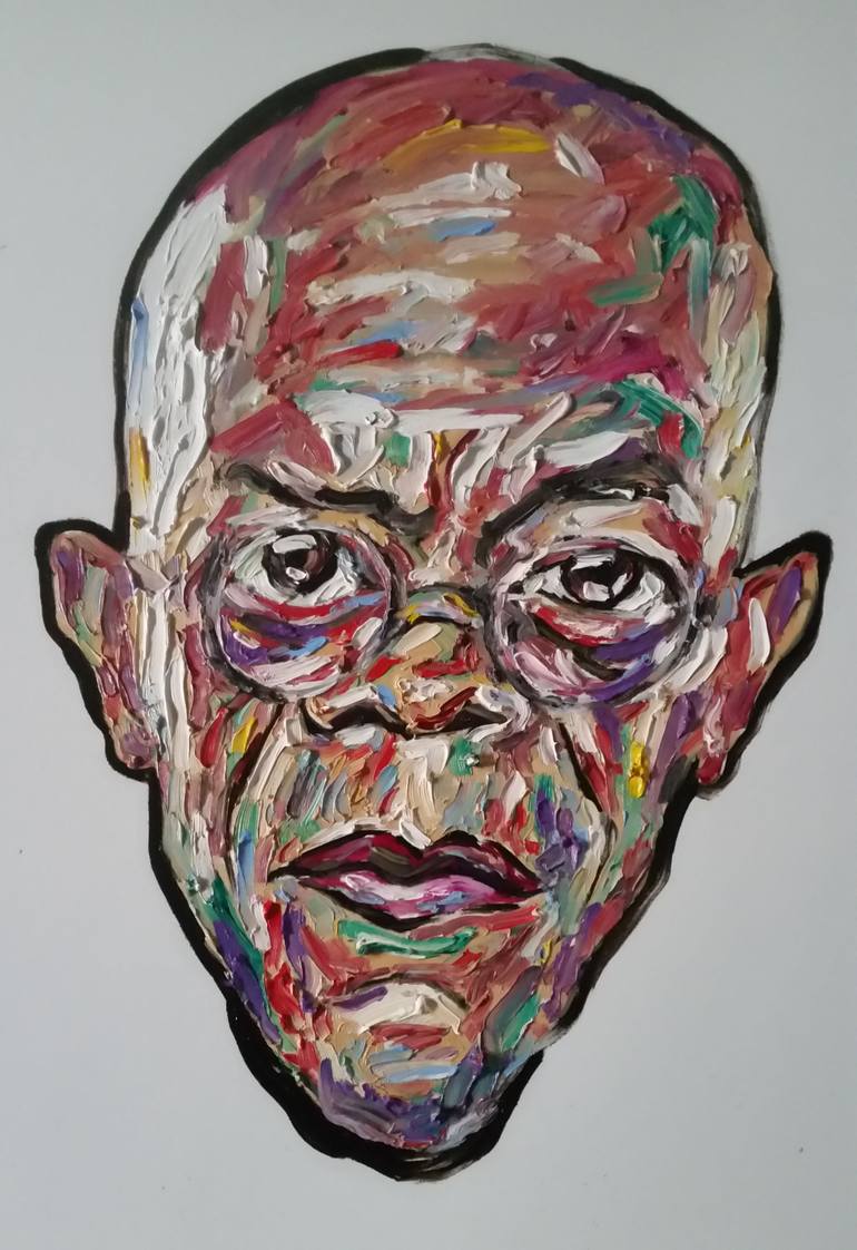 Samuel L Jackson Painting by Mark Tippett | Saatchi Art