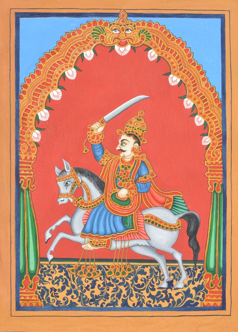 Kalki Avatara Painting by Radhika G | Saatchi Art