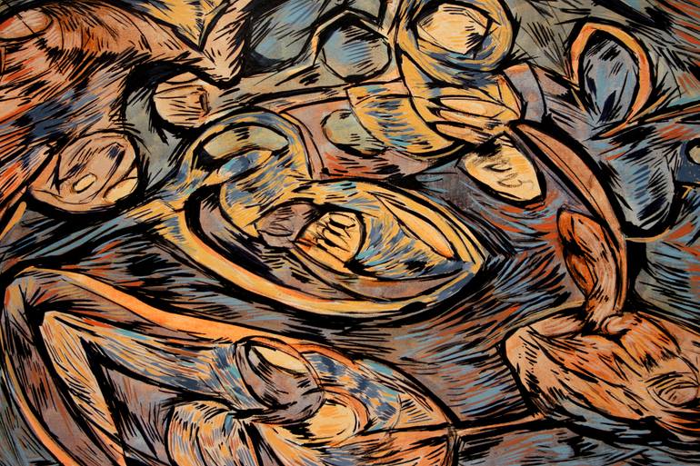 Painting Number Two (Rock Neuron) Painting by Alejandro Mendez ...