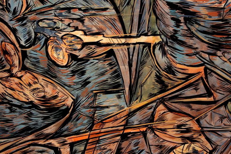 Painting Number Two (Rock Neuron) Painting by Alejandro Mendez ...