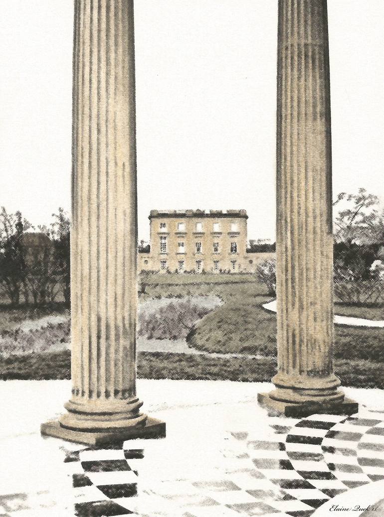 Petit Trianon, Palace of Versailles, France Drawing by Elaine K J Quek ...