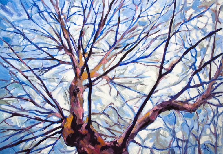 Tree Painting by Jakub Jecminek | Saatchi Art