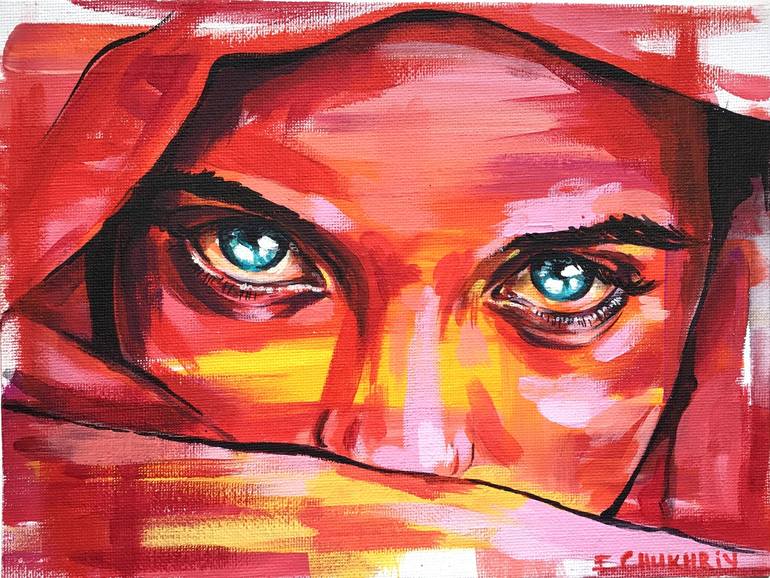 Gaze Painting by Elena Chukhriy | Saatchi Art