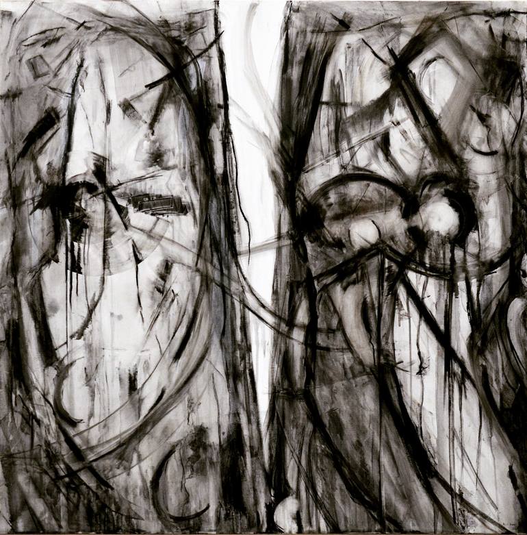 Water drawing series: ebb and flow Drawing by Richard Liley | Saatchi Art