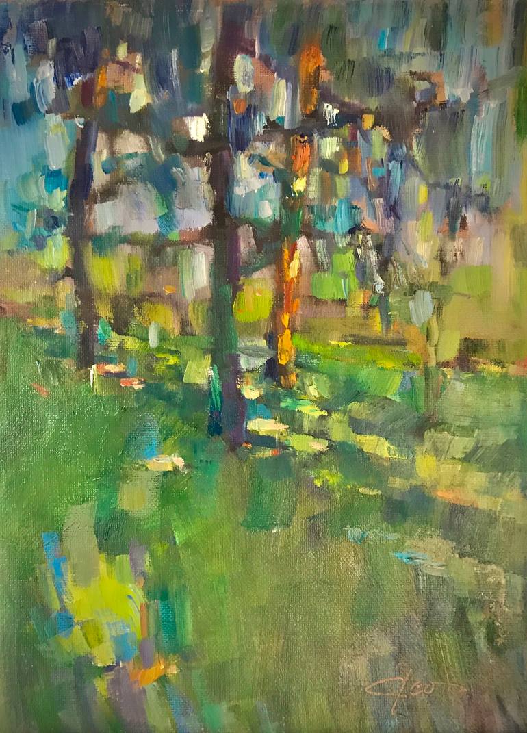 Dappled Light Painting by Cleo Manuel Krueger | Saatchi Art