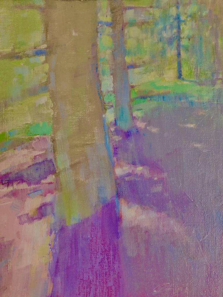 Tree Shadows Painting by Cleo Manuel Krueger | Saatchi Art