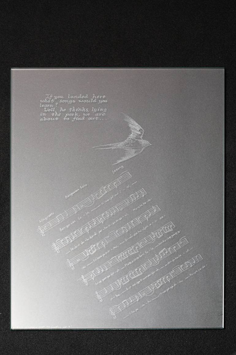 9 feathers Painting by Dominic Fonde | Saatchi Art