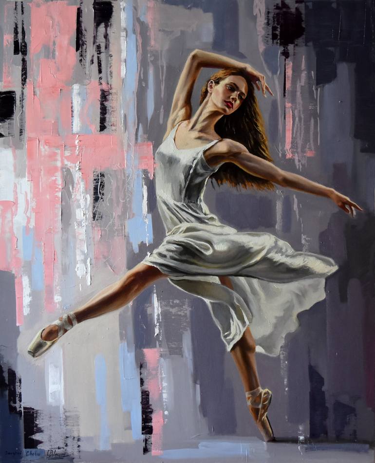 The beauty of dance VIII Painting by Serghei Ghetiu | Saatchi Art