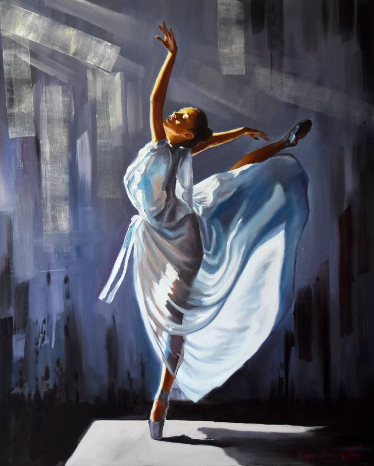 The beauty of dance V Painting by Serghei Ghetiu | Saatchi Art