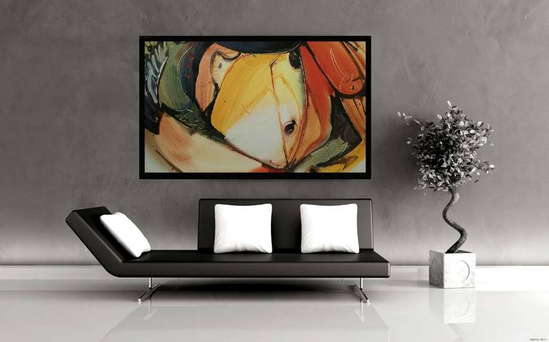 JUST AS:-11 Painting by Sanjoy Rakshit | Saatchi Art