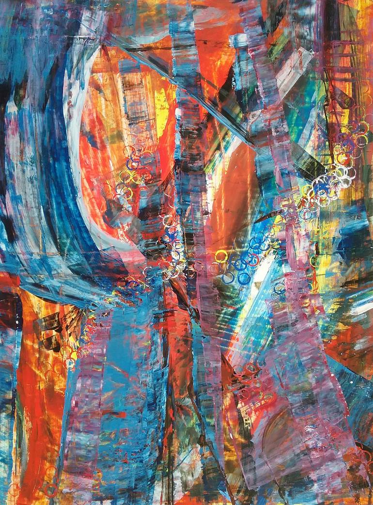 JUST AS-06 Painting by Sanjoy Rakshit | Saatchi Art