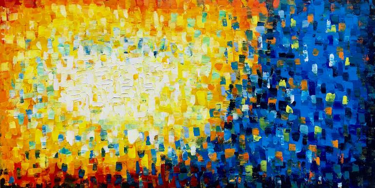 Abstract e128 Painting by Jingshen You | Saatchi Art