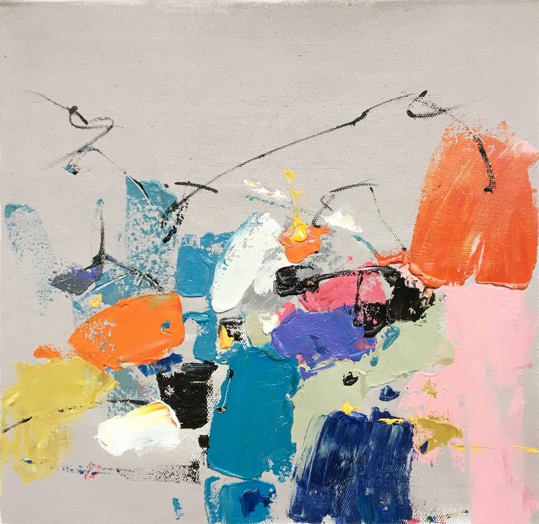 Joy of colors 933 Painting by Jingshen You | Saatchi Art