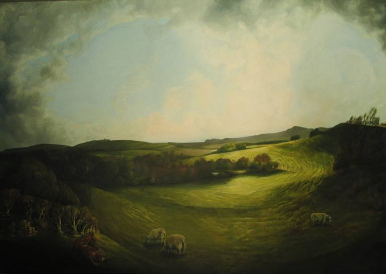 The Black Sheep Painting by Thomas Hamilton | Saatchi Art