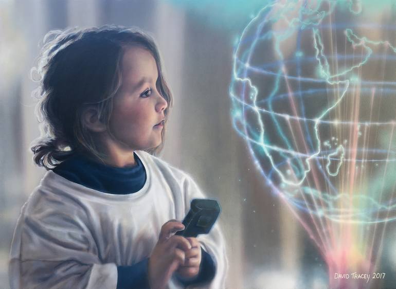 Of Things To Come Painting by David Tracey | Saatchi Art