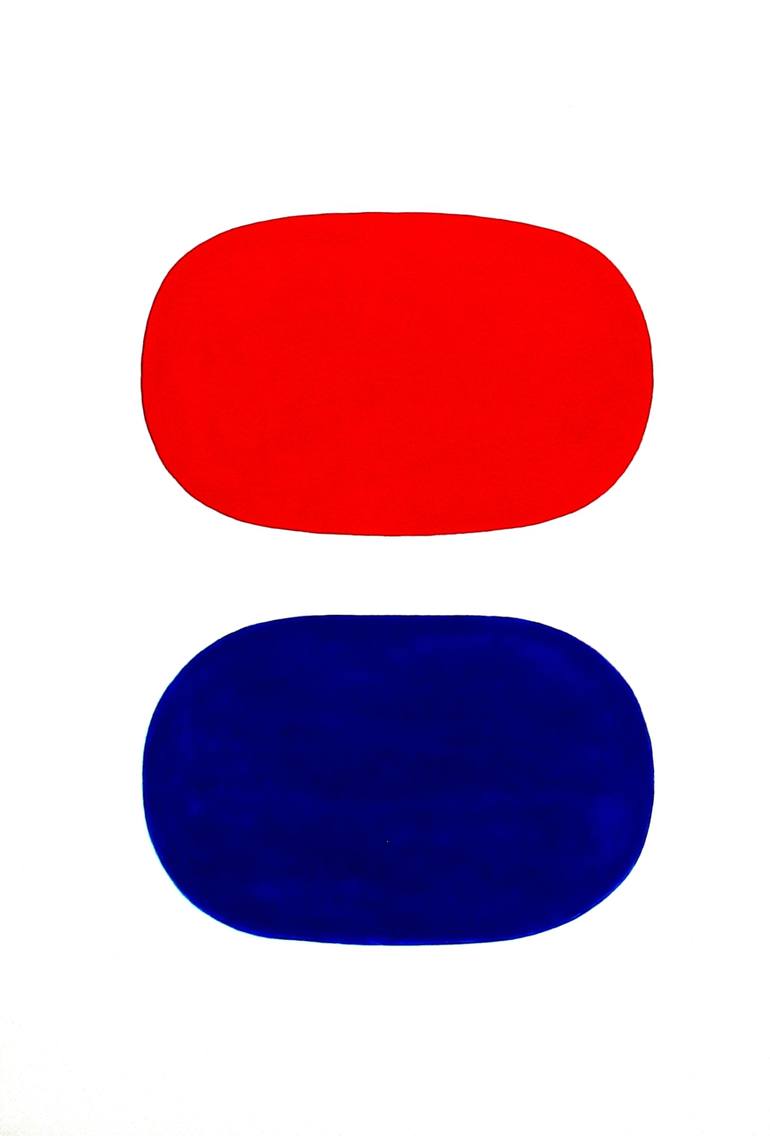 Abstract vs Figurative (Ellsworth Kelly meets Goofy) Painting by Super ...