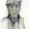 Leonard Cohen Painting by Danvy Pham | Saatchi Art