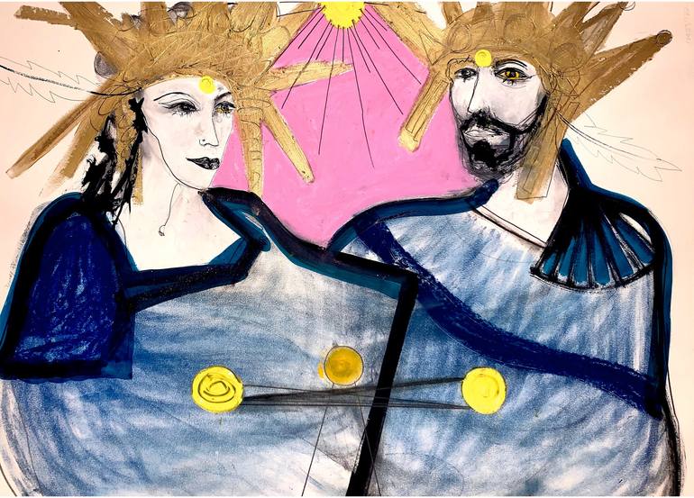 authentic alignment Painting by Danvy Pham | Saatchi Art