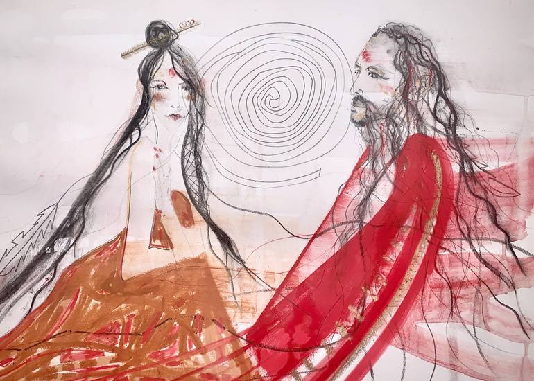 behind every conscious woman is a conscious man Painting by Danvy Pham ...