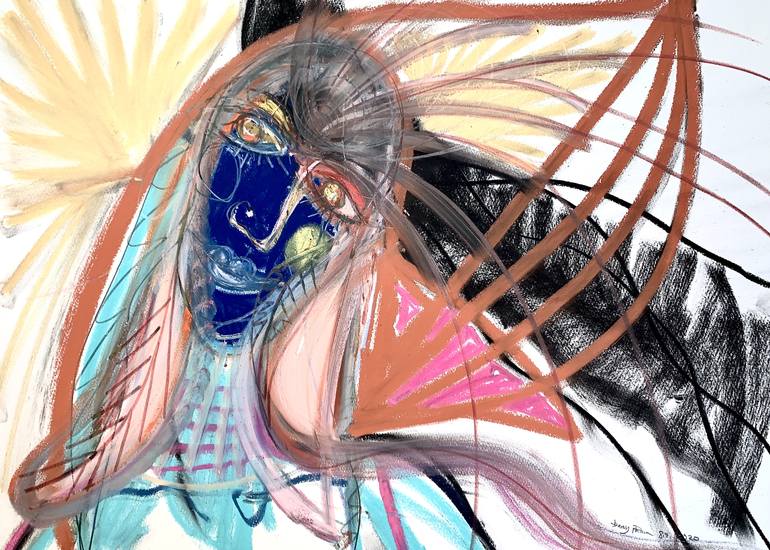 beyond the mind is the now Painting by Danvy Pham | Saatchi Art