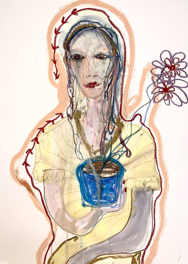 tears of love Painting by Danvy Pham | Saatchi Art