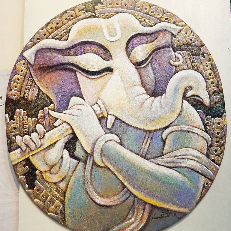 DEDICATION Painting by Subrata Ghosh | Saatchi Art