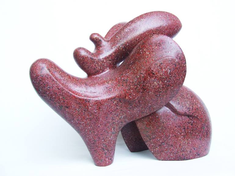 Stone flower Sculpture by Tanom Kongchan | Saatchi Art