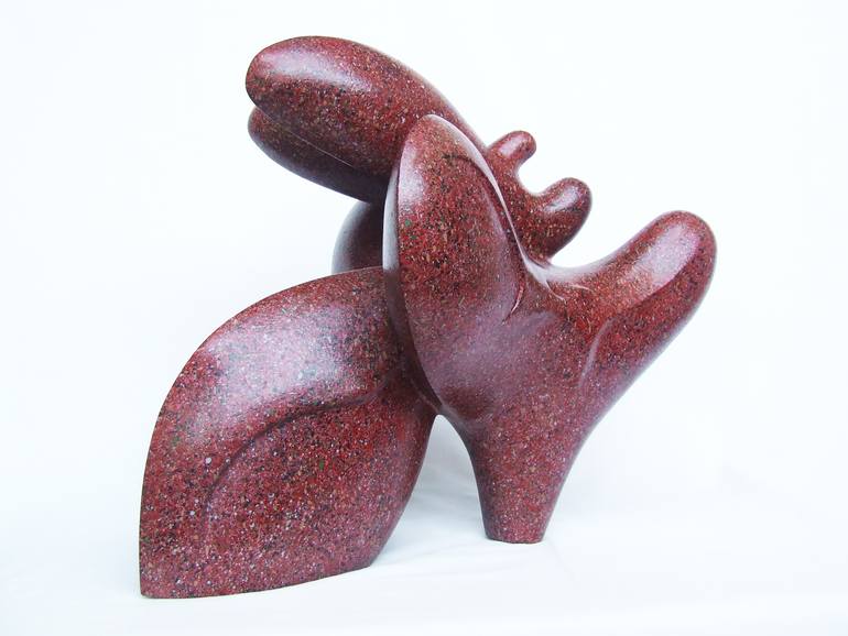 Stone flower Sculpture by Tanom Kongchan | Saatchi Art