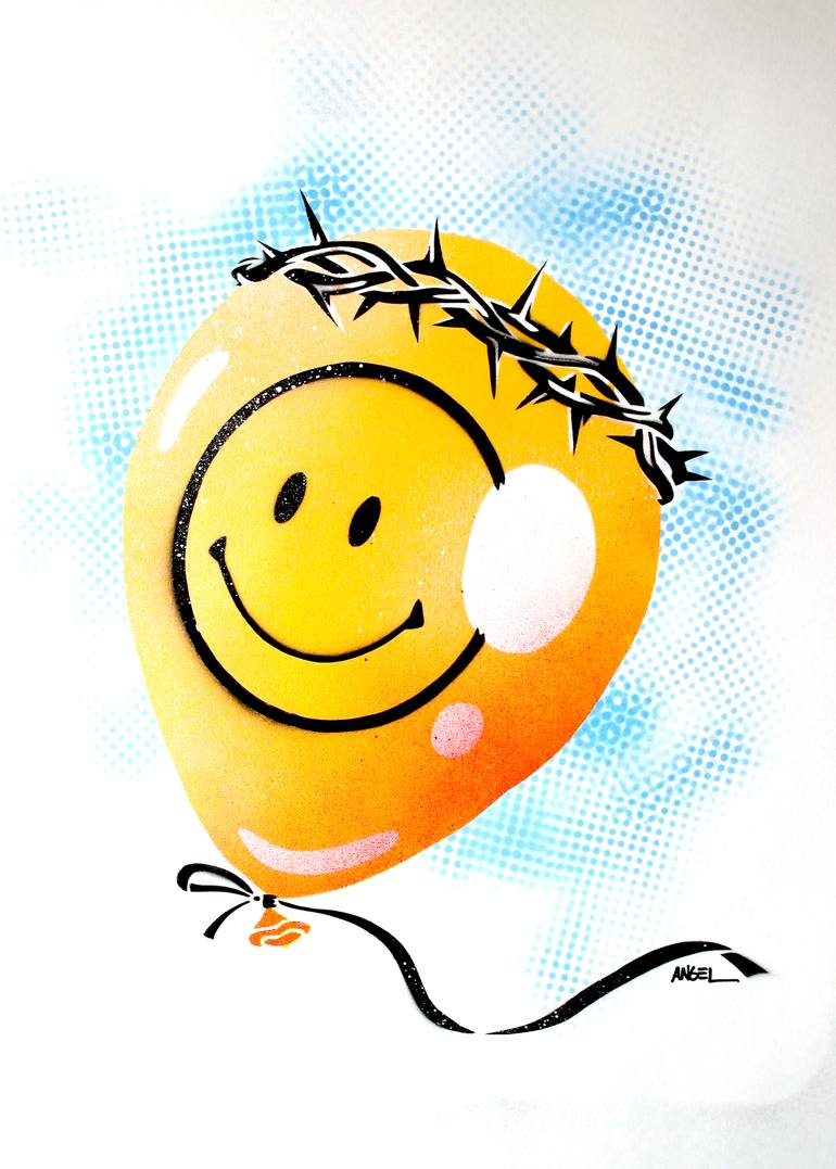 Patience Handmade stencil and spray - Limited Edition of 50 Printmaking ...