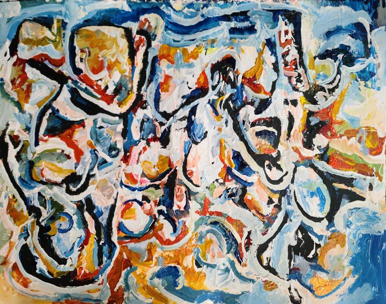 Genocide (1,2022) Painting by Andrew Walaszek | Saatchi Art