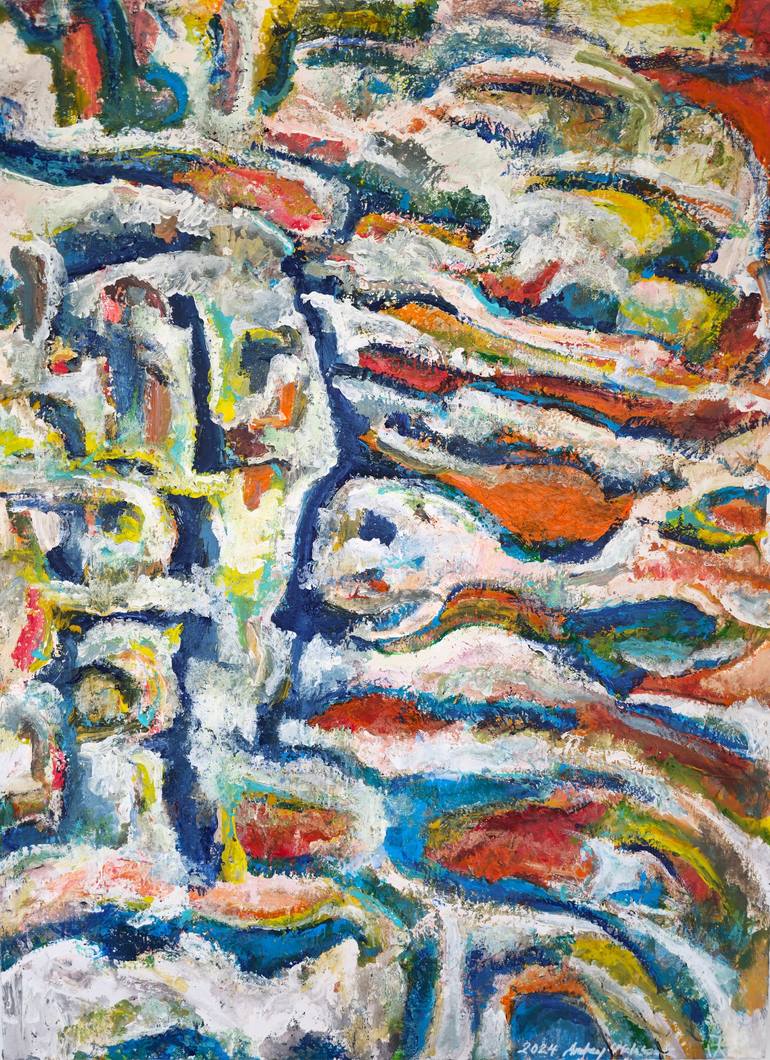 Distances (6th Extinction) Painting by Andrew Walaszek | Saatchi Art