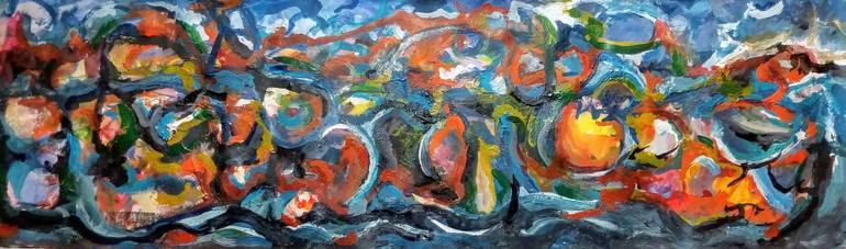 Miracle on the Vistula Painting by Andrew Walaszek | Saatchi Art