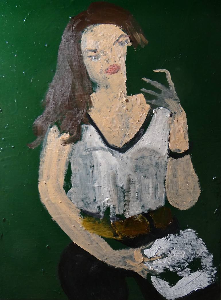 Black Betty Painting by End Dyslexia | Saatchi Art