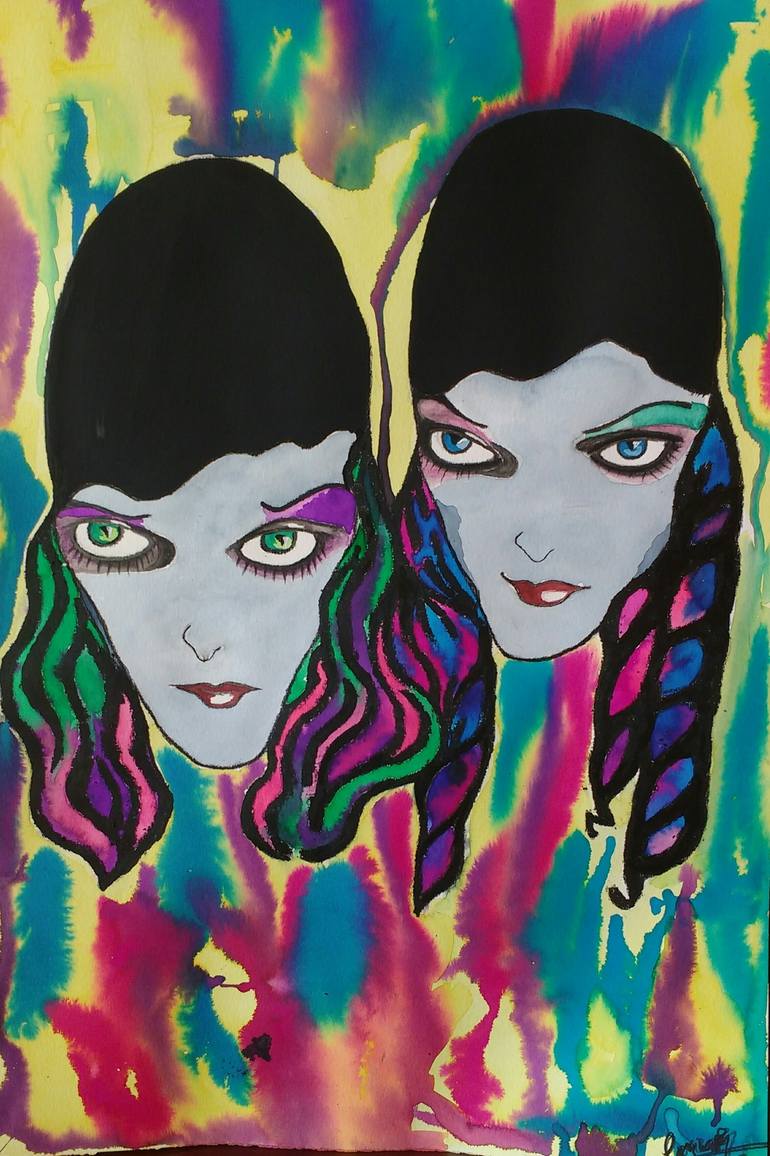 the witches Painting by Corina Rodriguez Anievas | Saatchi Art